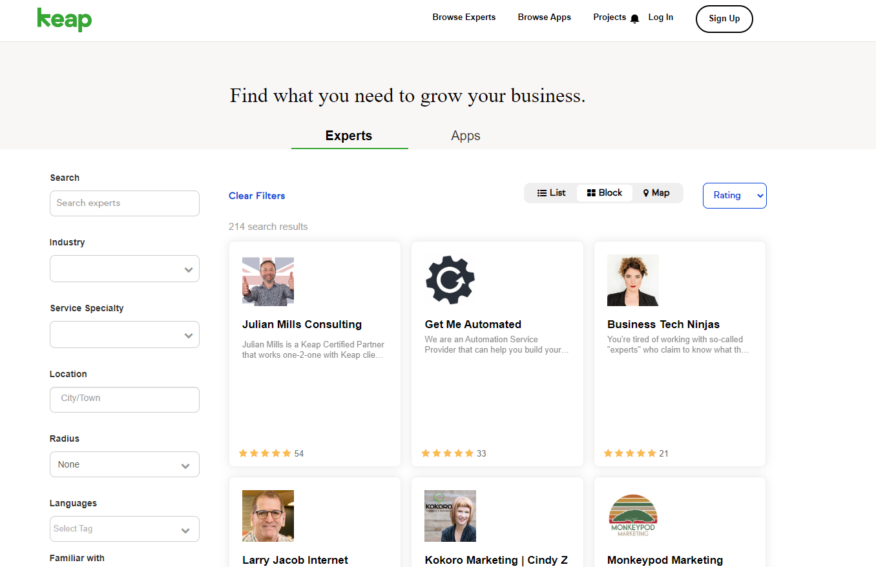 How to Use the Keap Marketplace | Blick Digital